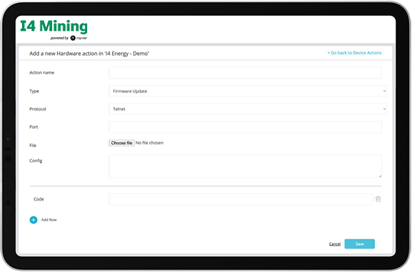 Sustainability Performance Platform (SPP): Device Management